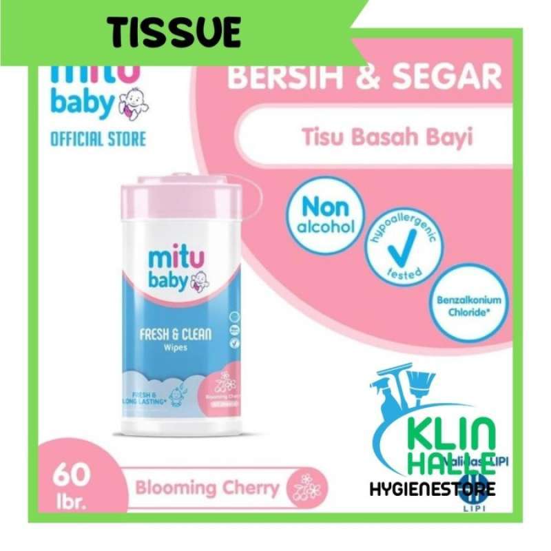 Jual Mitu Baby Tisu Basah Bayi Fresh & Clean Botol 60's Di Seller ...