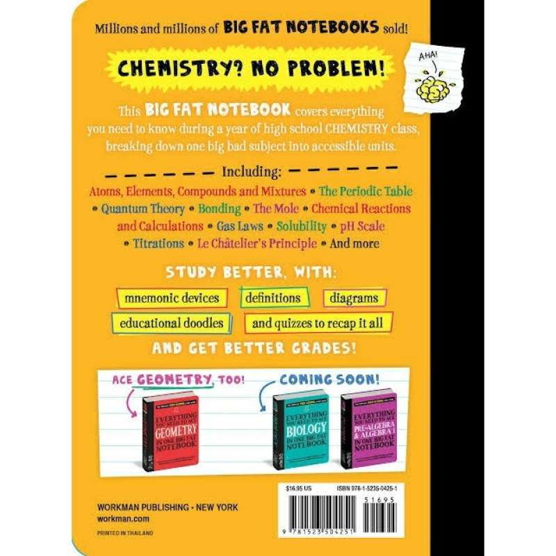 Promo Everything You Need To Ace Chemistry In One Big Fat Notebook ... Promo Everything You Need To Ace Chemistry In One Big Fat Notebook ...