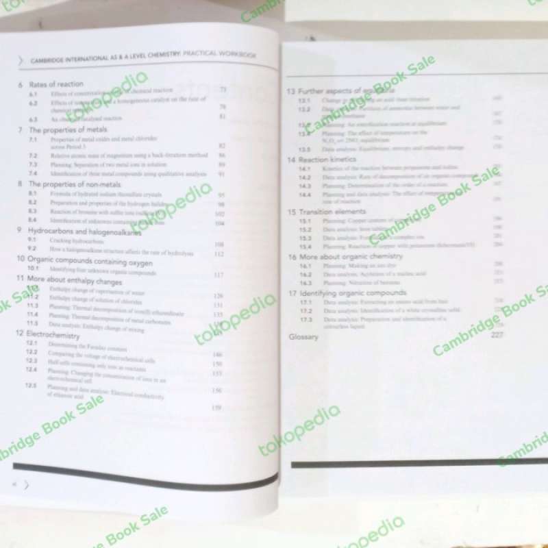 Promo Cambridge International As & A Level Chemistry Practical Workbook ...