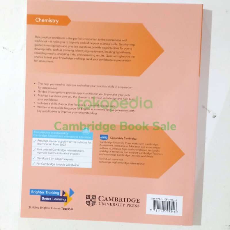 Promo Cambridge International As & A Level Chemistry Practical Workbook Diskon 28% Di Seller ...
