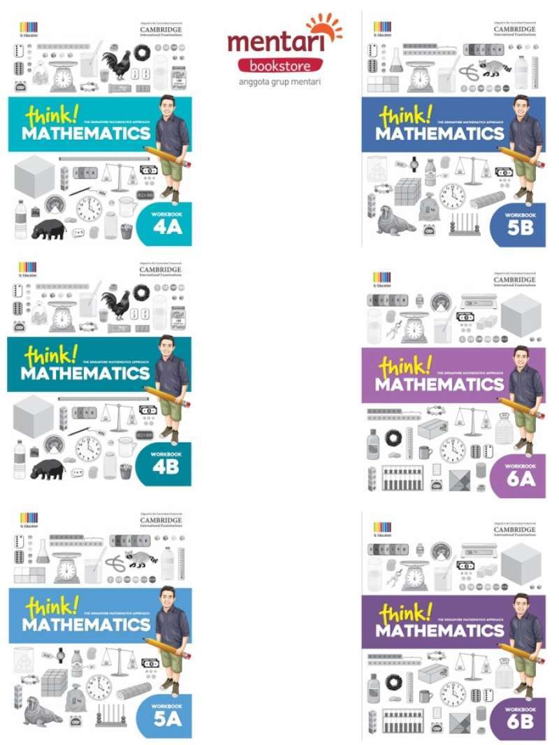 Promo Think! Mathematics - Workbook (4-6)| Buku Pelajaran Matematika Sd ...