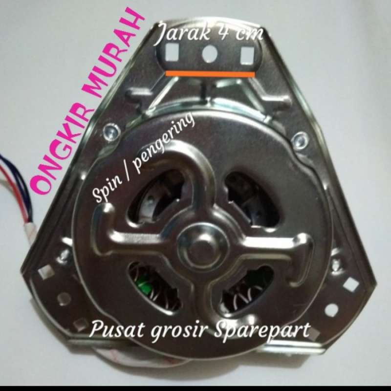 Jual Dinamo Pengering Mesin Cuci Sanyo Sanken Aqua /motor Spin Umum 3 Kaki Di Seller Noelle ...