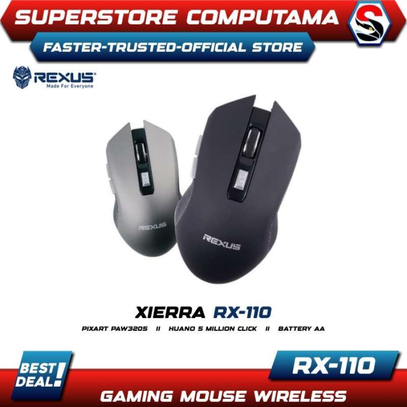 Promo 100% Produk Ori Rexus Rx110 / Rx-110 Xierra Professional Wireless ...