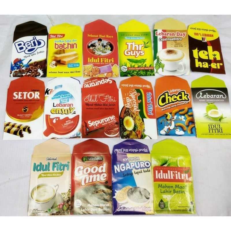 Jual Amplop Angpao Lebaran Unik Viral Per Bungkus Isi 10 Ampau Uang ...