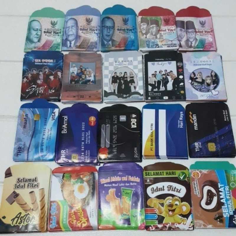 Jual Amplop Angpao Lebaran Unik Viral Per Bungkus Isi 10 Ampau Uang ...