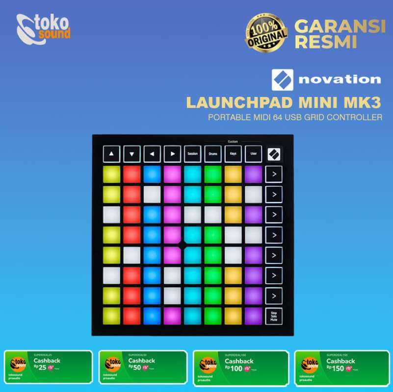Promo Novation Launchpad Mini Mk3 - Grid Controller For Ableton Live Diskon 23% Di Seller ...