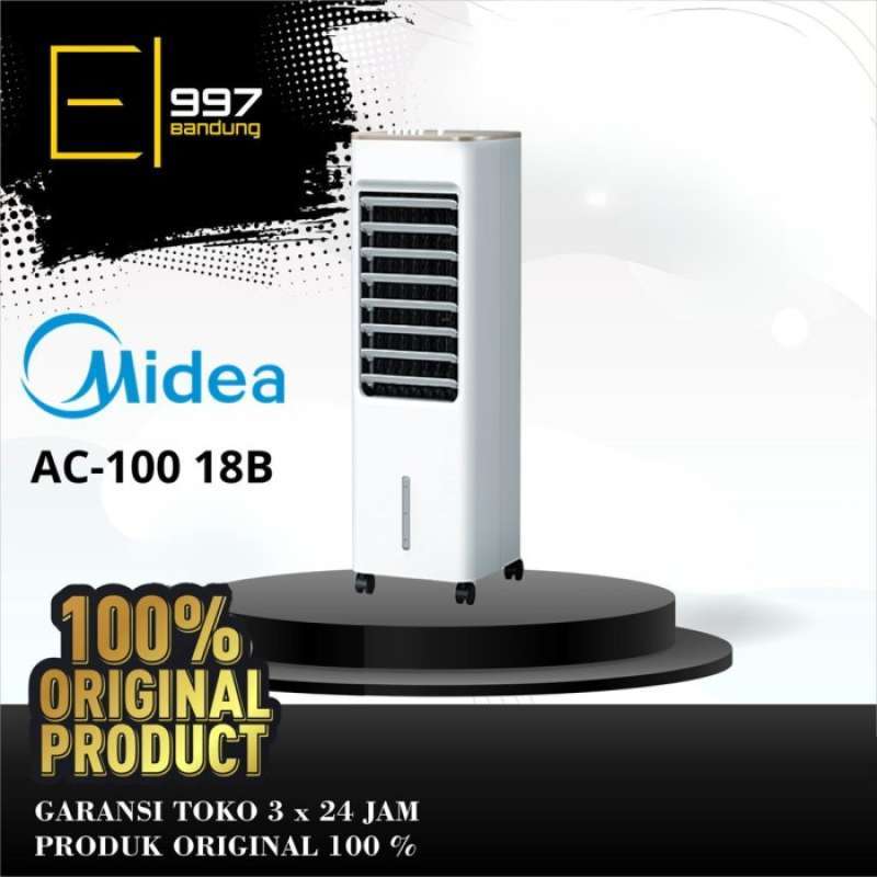Promo Air Cooler Midea Ac 100 18b / Ac 100 18 B , 50 Watt Putih Hepa ...