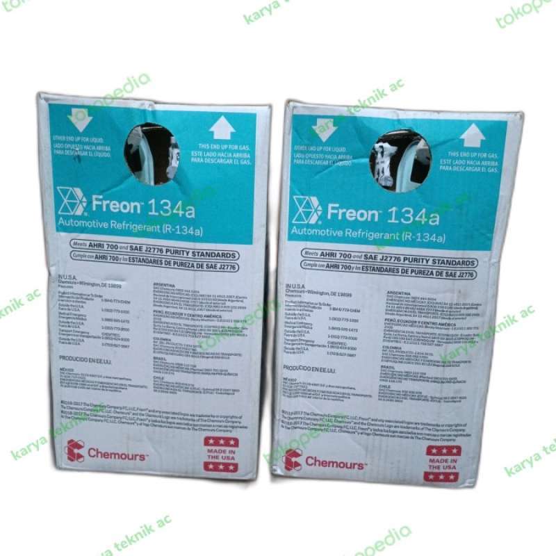 Promo Freon R134a Chemours Usa 100 Persen Original Diskon 33% Di Seller ...