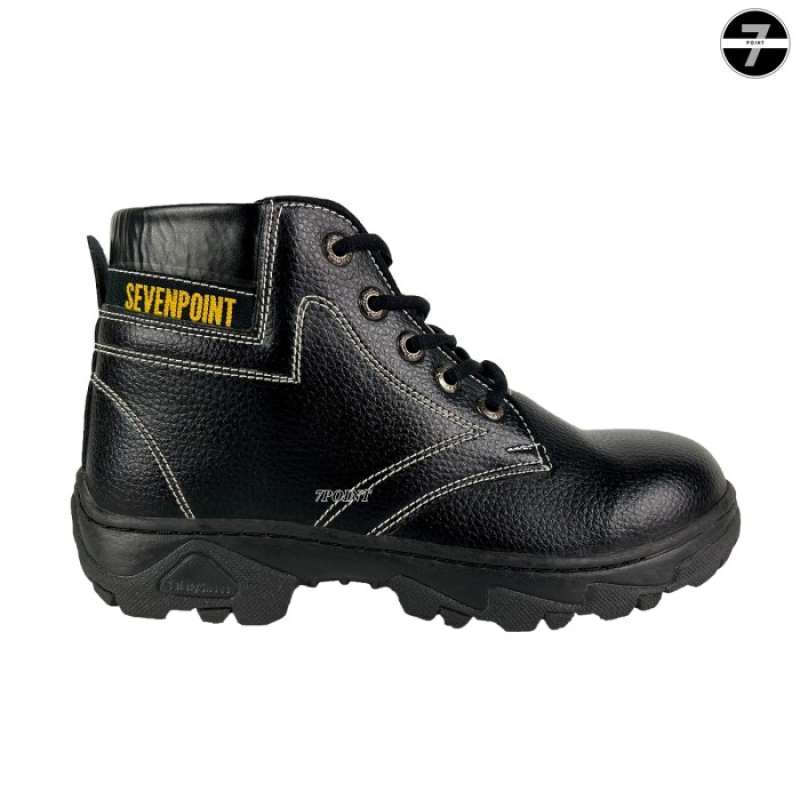 Promo Sepatu Safety Pria Wanita Boots Sevenpoint Ujung Besi Proyek ...