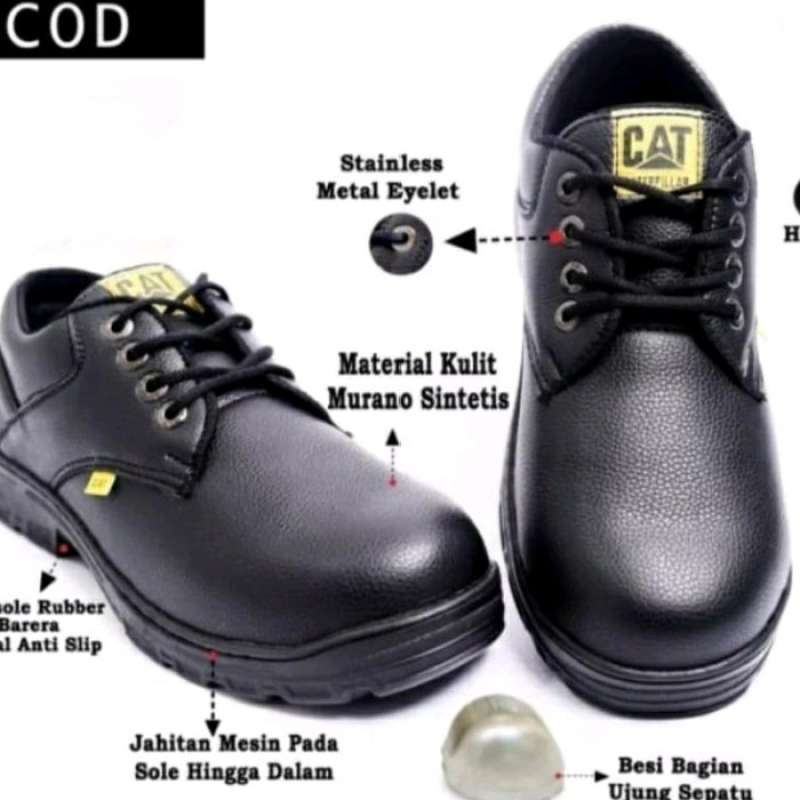 Promo Sepatu Safety Pria Low Boots Sepatu Proyek Pria Sepatu Kerja ...