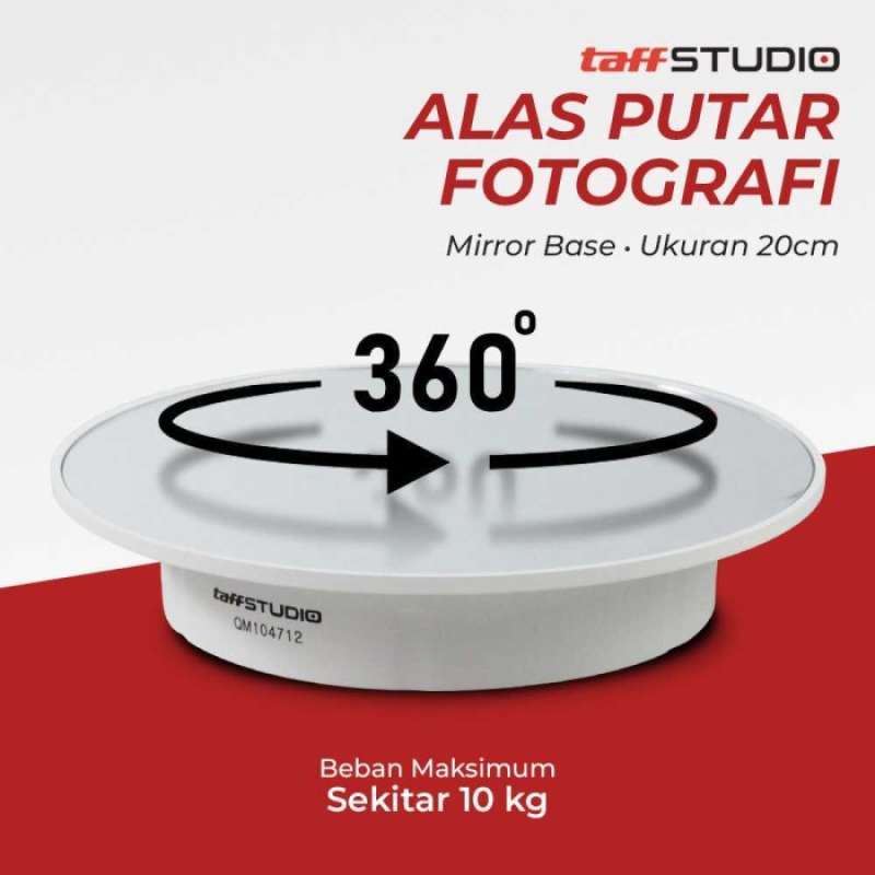 Promo Tempat Poto Duk Fotografi Portable Alas Putar Rotating Turntable ...