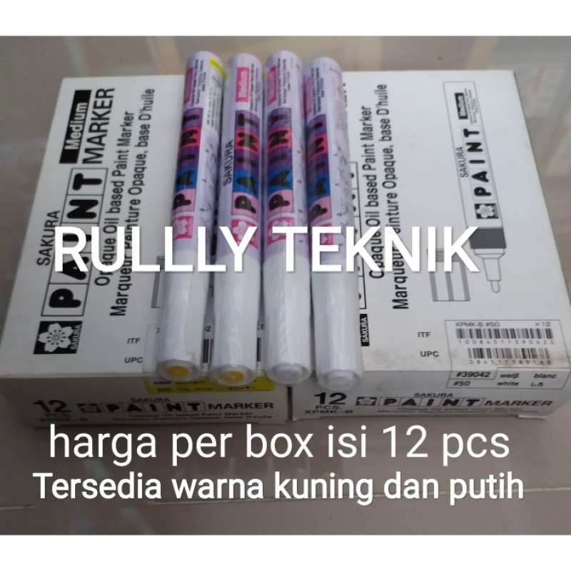 Promo Paint Marker Sakura Medium / Pen Penanda Besi Permanen Asli Japan ...