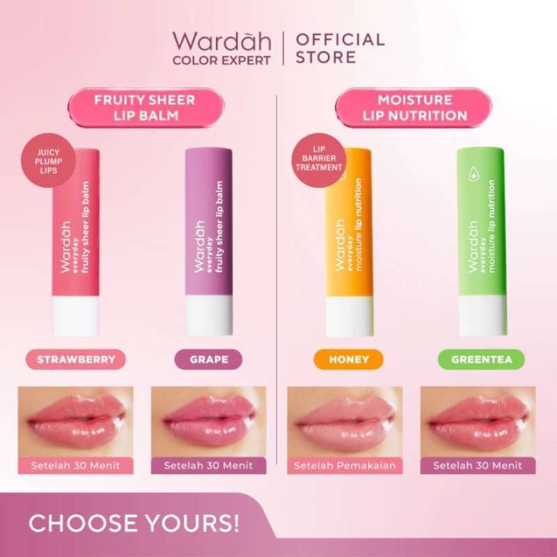 Promo Wardah Everyday Moisture Lip Nutrition 4gr Diskon 9% Di Seller ...
