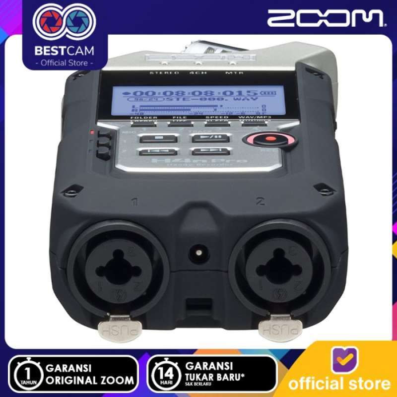 Promo Zoom H4n Pro 4-input 4-track Portable Handy Recorder Diskon 50% ...
