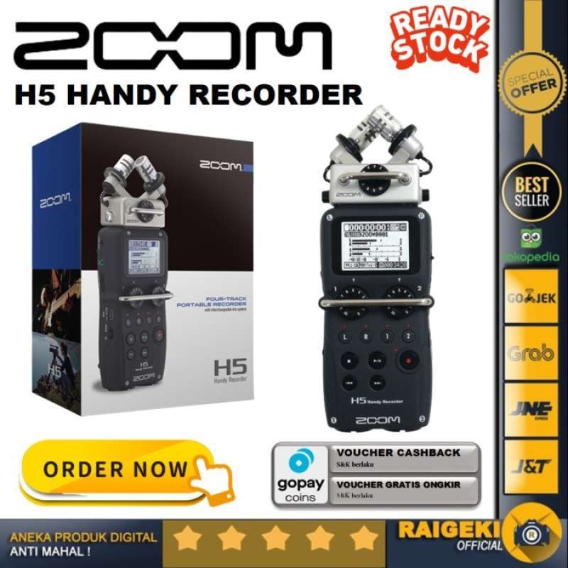 Promo Zoom H5 Handy Recorder With Interchangeable Microphone System ...