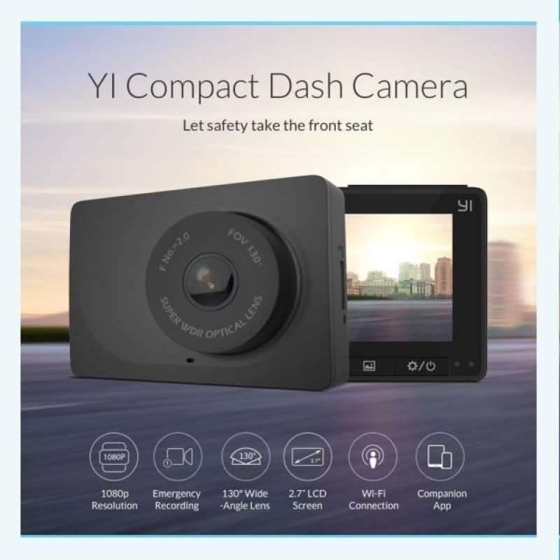 Jual Promo Xiaomi Xiaoyi Yi Compact Dash Cam Wifi Dashboard Camera ...