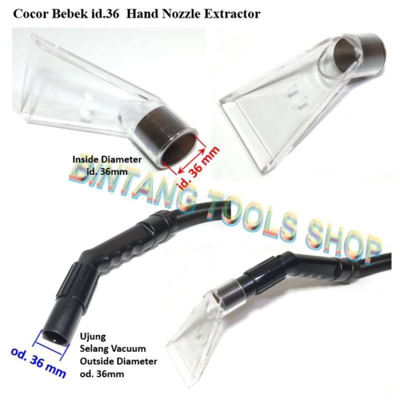 Jual Cocor Bebek Hand Nozzle Extraction Vacuum Cleaner Accessories Di ...