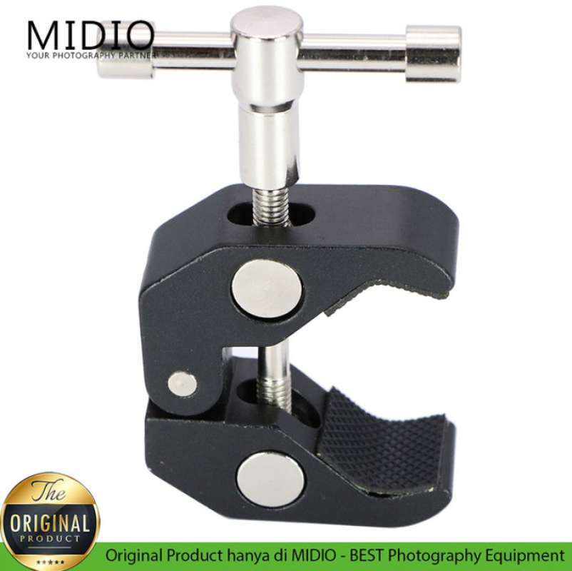 Jual Midio Penjepit Super Magic Clamp Universal Untuk Lightstand ...