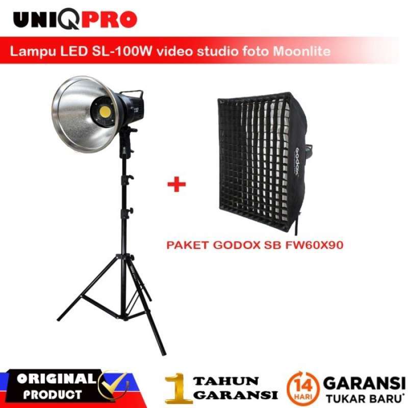 Jual Lampu Studio Video Light Moonlite Sl-100w Sl100 Like Godox Sl60w ...