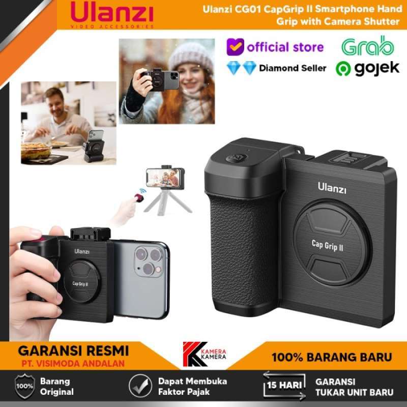 Jual Ulanzi Cg01 Capgrip Ii Smartphone Hand Grip With Camera Shutter Di ...