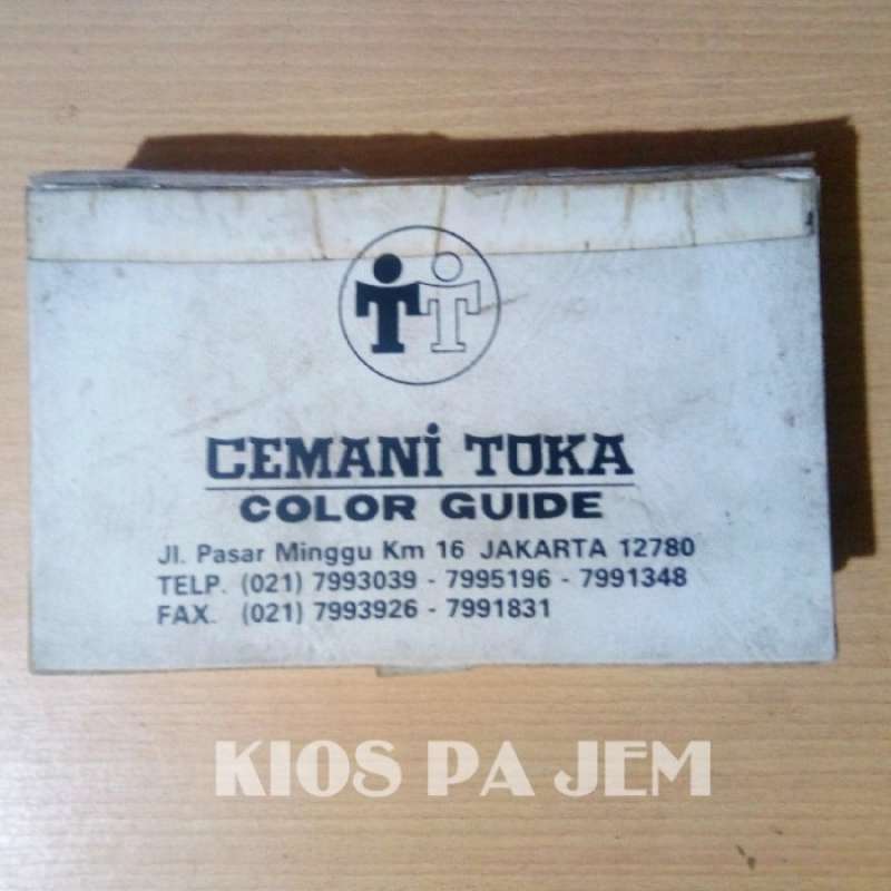 Jual Tc Color Guide 1990, Tinta Cetak Offset Cemani Toka Colour ...