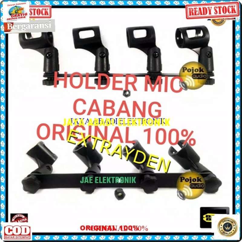 Promo Holder 4 Cabang 4 In 1 4in1 Stand Mic Mik Standing Tiang Diskon ...