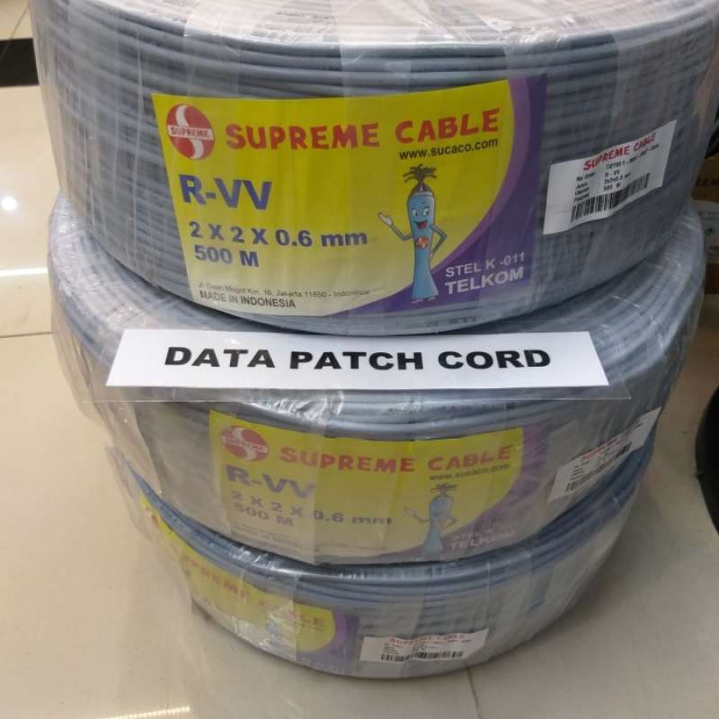 Promo Kabel Itc Telp Supreme Isi 4 Per 300 Meter 2x2x0.6mm Telepon ...
