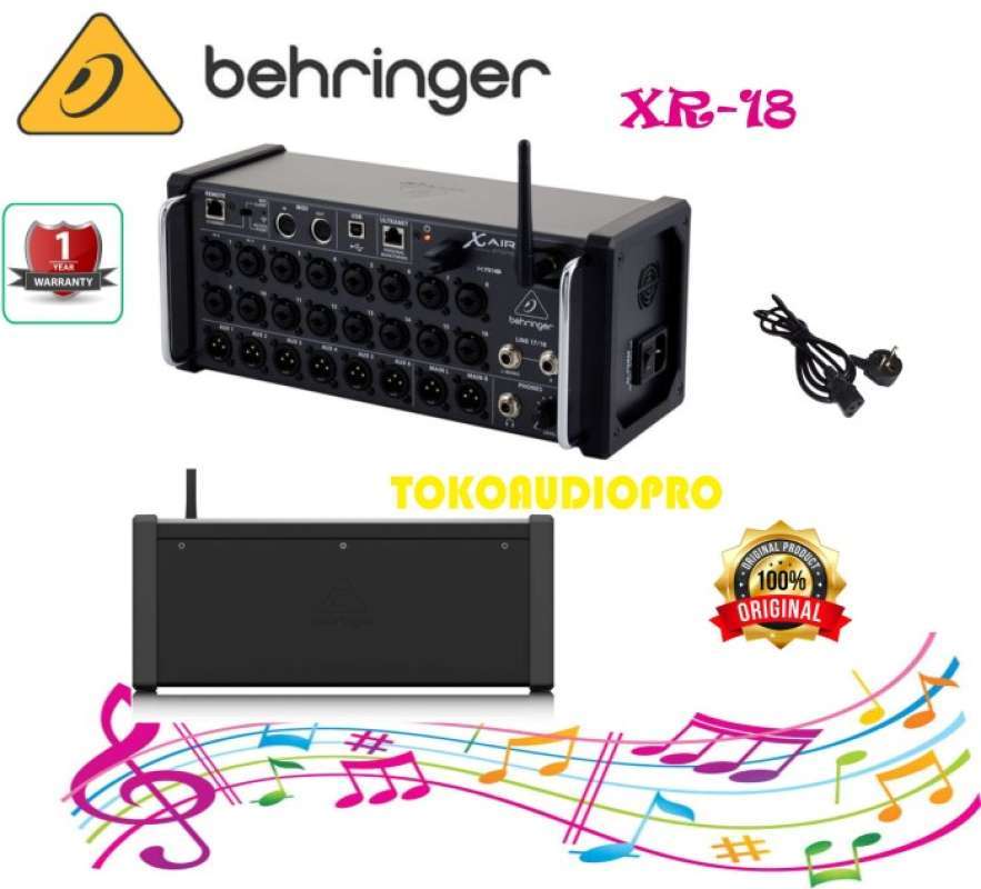 Promo Behringer X Air Xr18 Digital Rackmount Mixer Diskon 23% Di Seller ...