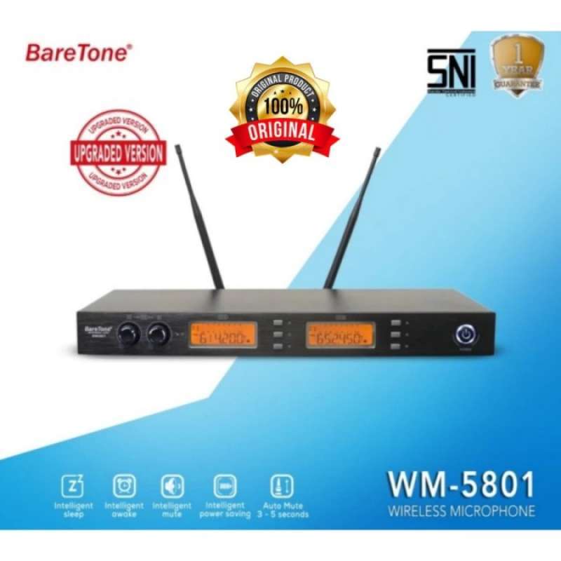 Promo Mic Wireless Baretone Wm5801 / Wm 5801 / Wm-5801 - Garansi Diskon ...