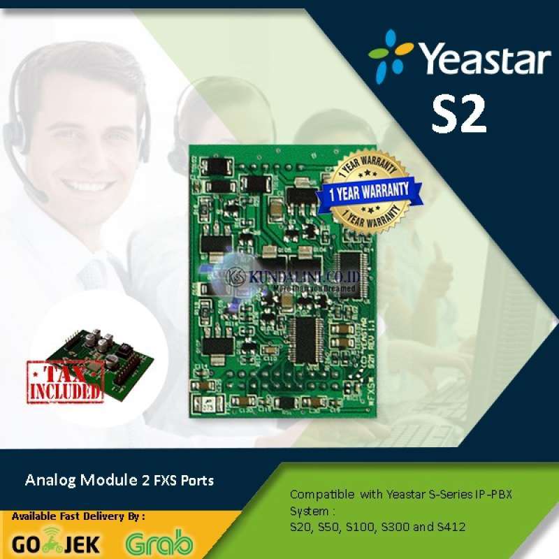 Promo Yeastar S2 Module (2 Fxs Ports) Diskon 23% Di Seller Sentramoco ...