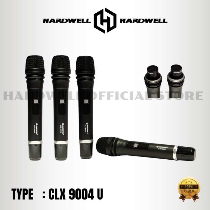 Promo Mic Wireless 4 Hardwell Clx 9004u / Clx 9004 U 4 Mic Diskon 23% ...