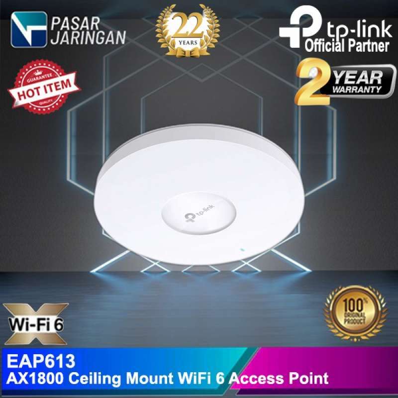Promo Eap613 Ax1800 Ceiling Mount Wifi 6 Access Point Diskon 23% Di Seller Sentramoco Store ...