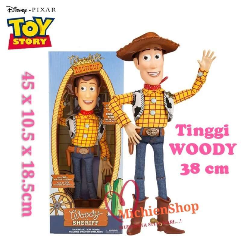 Promo Figure Boneka Toy Story Talking Woody Pixar - Woody Diskon 23% Di Seller Walima Store ...