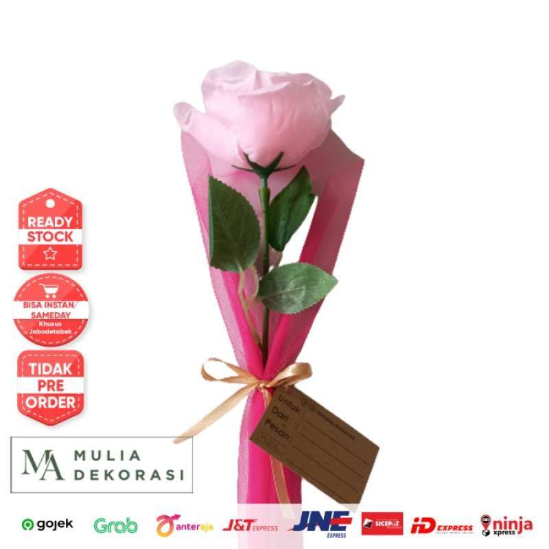 Promo Bucket Bunga Mawar Lengkap Dengan Kain Tile Pita Greeting Card ...