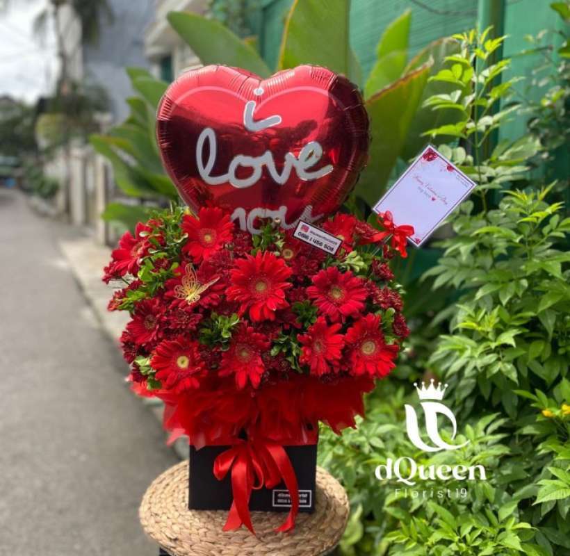 Promo Dqueen Flst - Bunga Box Gift Karangan Bunga Ucapan Selamat ...