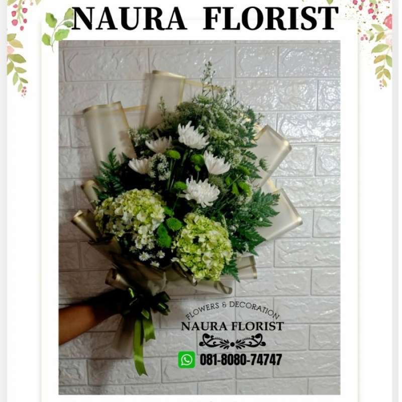 Promo Bucket Bunga Hortensia Pikok/bunga Asli/ Bunga Ultah /krisan ...