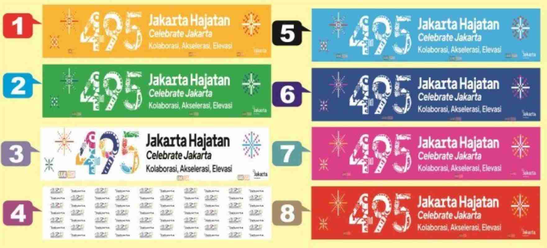 Promo Banner / Spanduk Ulang Tahun / Hut Jakarta 495 / Jakarta Hajatan ...
