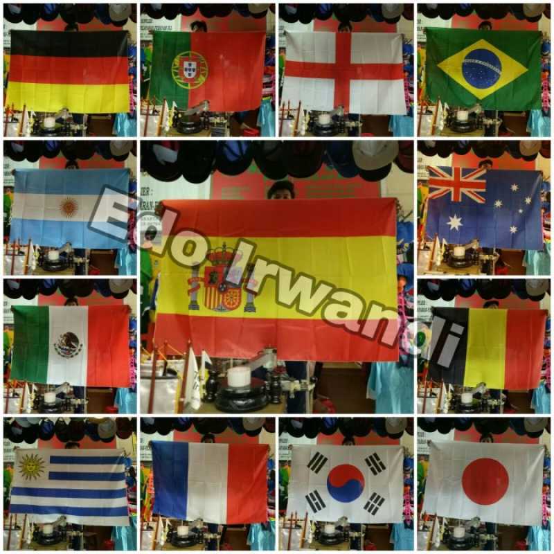 Promo Bendera Negara Piala Dunia Fifa Ukuran 100 Cm X 150 Cm Diskon 23% ...