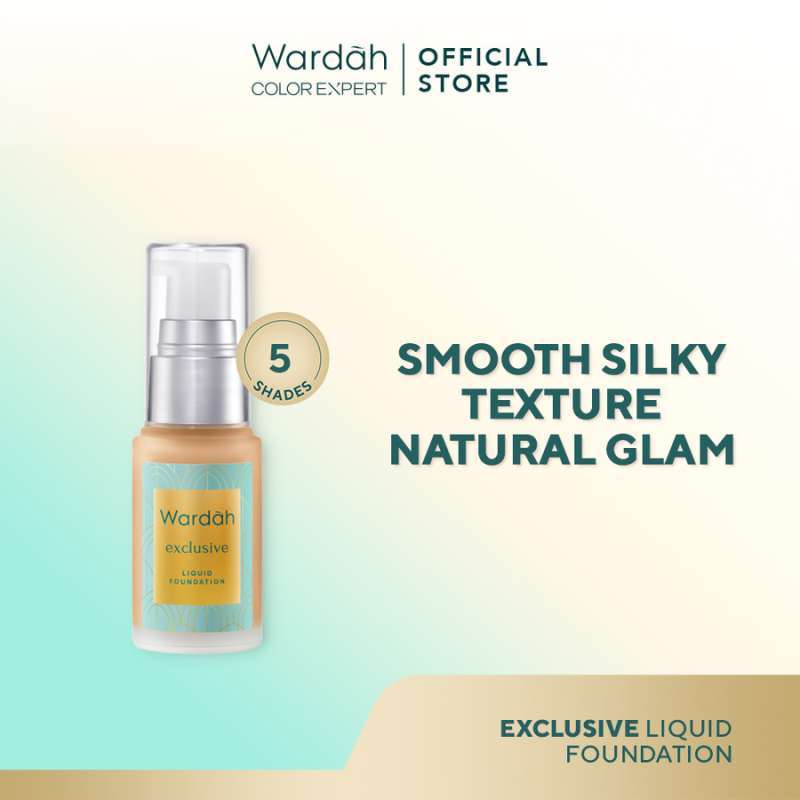 Jual Wardah Exclusive Liquid Foundation - Foundation Matte - 02 Sheer ...
