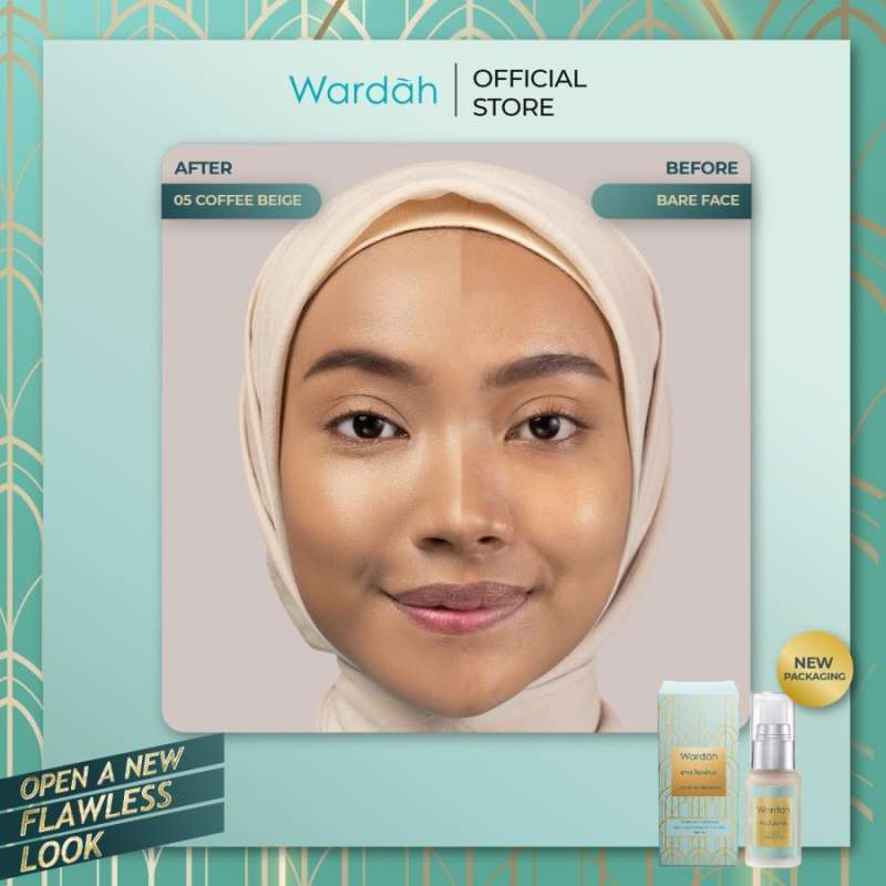 Jual Wardah Exclusive Liquid Foundation - Foundation Matte - 04 Natural ...