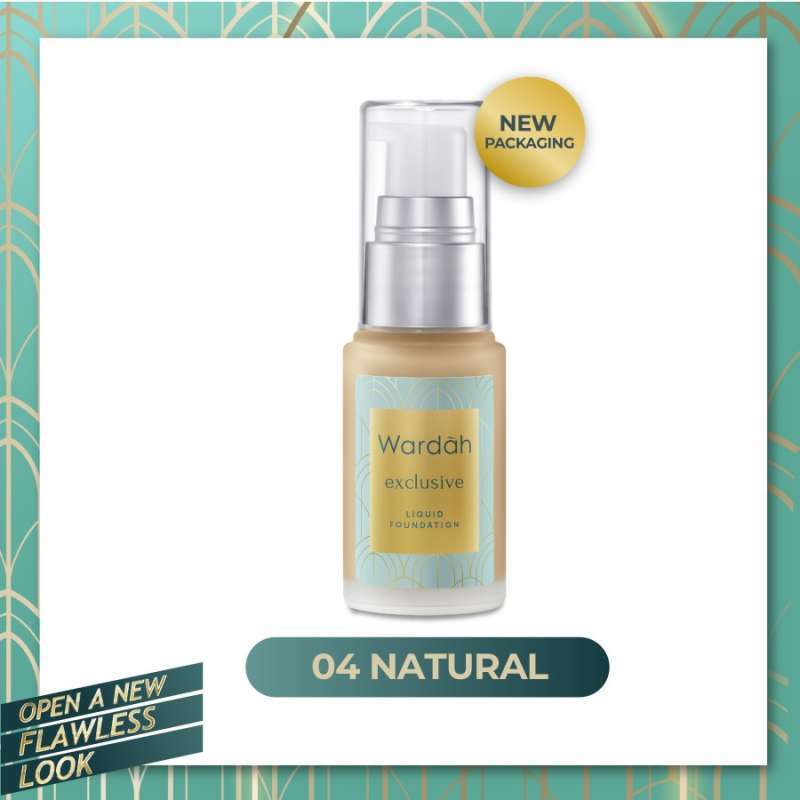 Jual Wardah Exclusive Liquid Foundation - Foundation Matte - 04 Natural ...