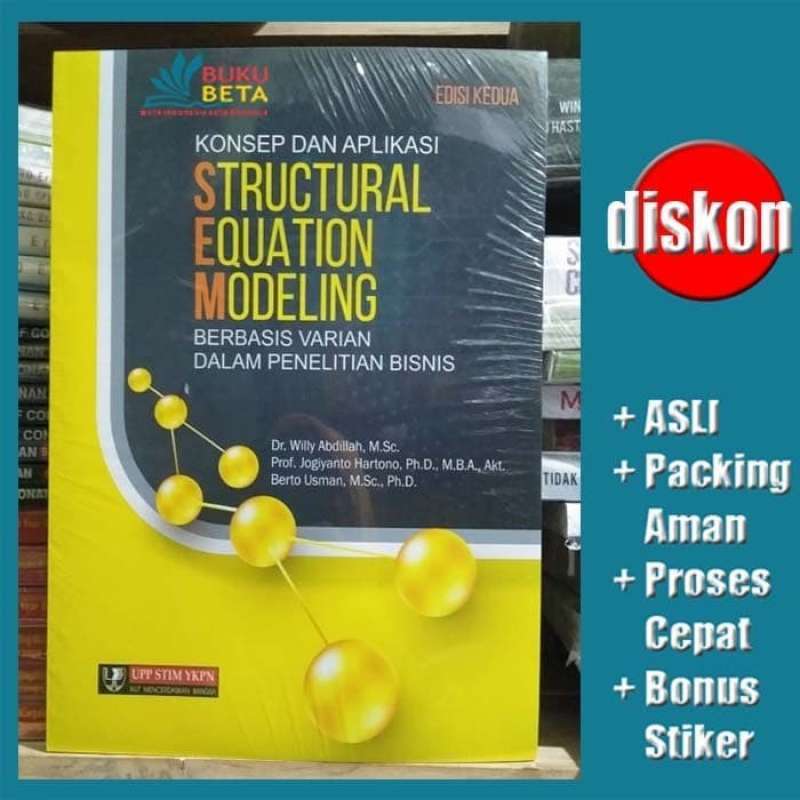 Jual Konsep Dan Aplikasi Structural Equation Modeling - Jogiyanto Di ... Jual Konsep Dan Aplikasi Structural Equation Modeling - Jogiyanto Di ...