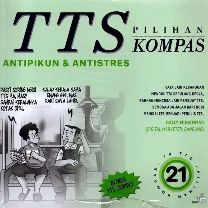 Jual Buku Tts Teka Teki Silang Pilihan Kompas Jilid 21 Di Seller Noelle ...