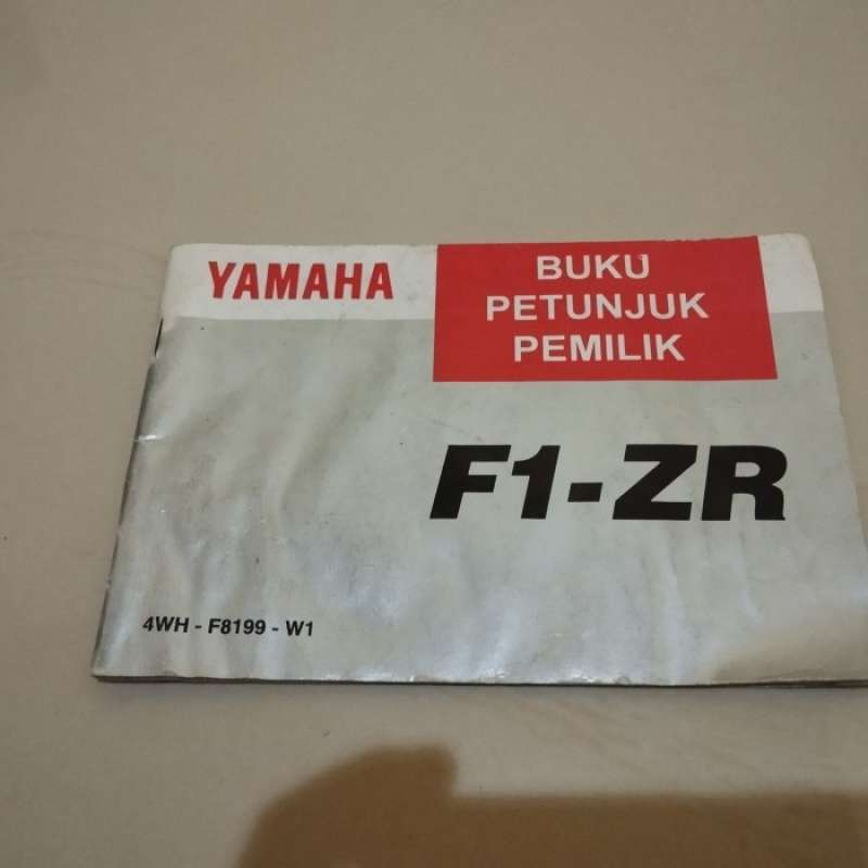 Jual Buku Petunjuk Pemilik Yamaha F1zr 4wh Pedoman Buku Manual Book F1zr Di Seller Rumix ...