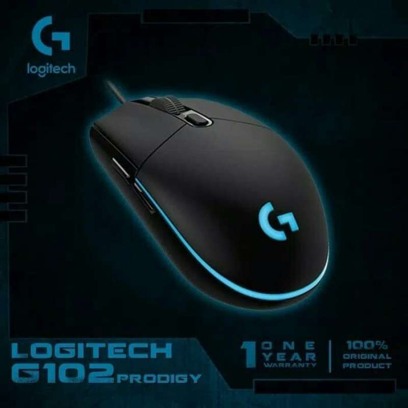 Promo 100% Produk Ori Mouse Gaming Logitech G102 Prodigy / Mouse Komputer Leptop / Mouse Pc ...
