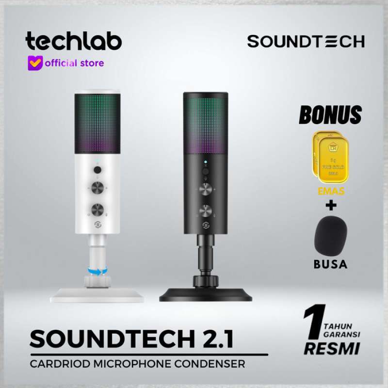 Promo 100% Produk Ori Soundtech Lite 2.0 Cardioid Microphone Condenser ...