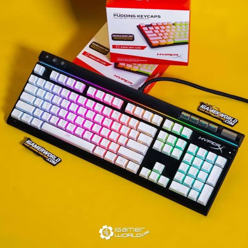Promo 100% Produk Ori Hyperx Pudding Keycaps Pbt Full Key Set For ...