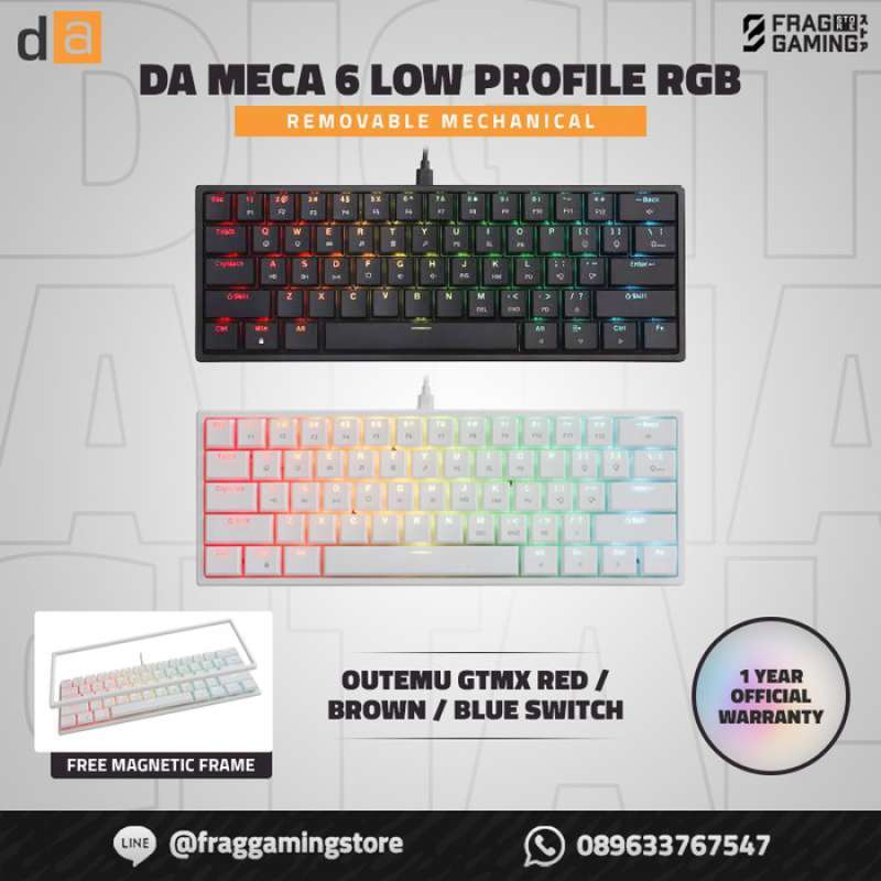 Promo 100% Produk Ori Digital Alliance Meca 6 Rgb / Da Meca 6 Rgb 60% ...