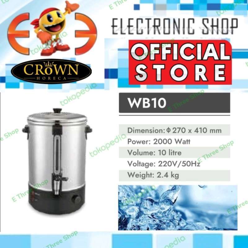 Promo Crown Horeca Wb 10 Water Boiler 10 L - Wb10 Diskon 13% Di Seller ...
