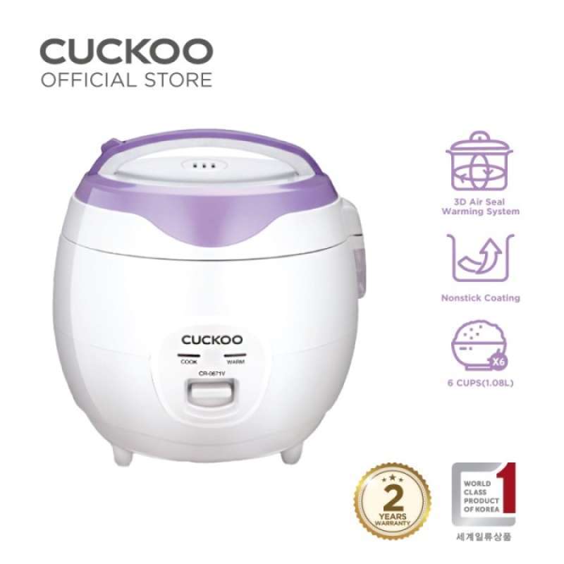 Promo Cuckoo Cr-0671v Mechanical Rice Cooker, No. 1 In Korea Diskon 13% ...